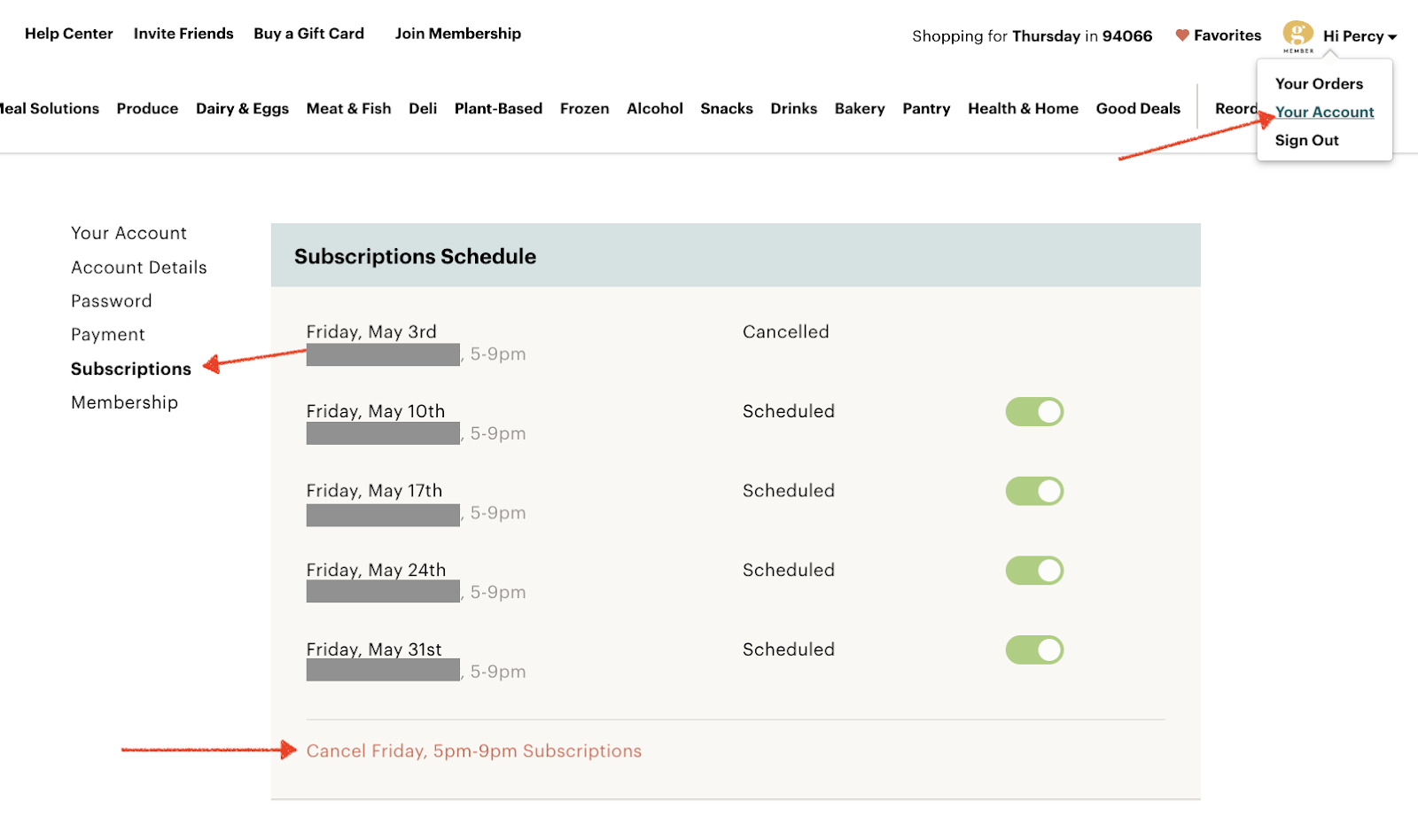 Weekly Menu Subscription – Good Eggs